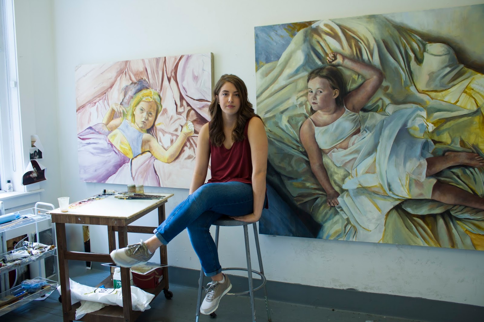 Studio Portraits: Erica Young, MFA 2016 - New York Academy of Art