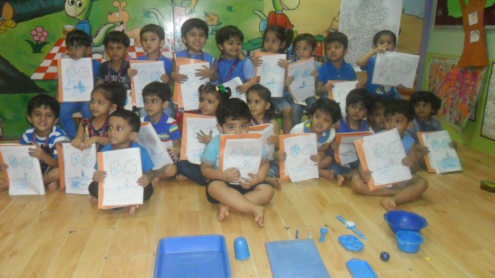 On the top of the World...: Blue Day Celebration Nursery (2014-15) WIS ...