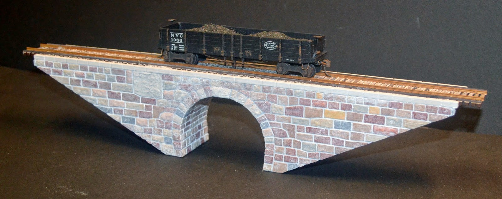 Nirvana Valley Model Railroad: Stone Arch Bridges, 3d printed, Down on ...