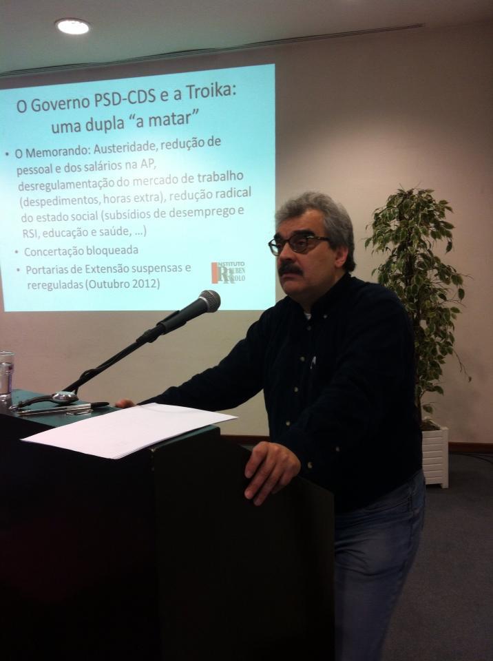 CSS da CGTP-IN: Carlos Trindade intervém no Seminário Internacional