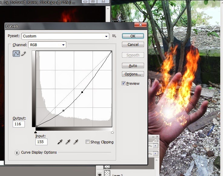 Cara Edit Efek Terbakar Api Menggunakan Photoshop | Psd48
