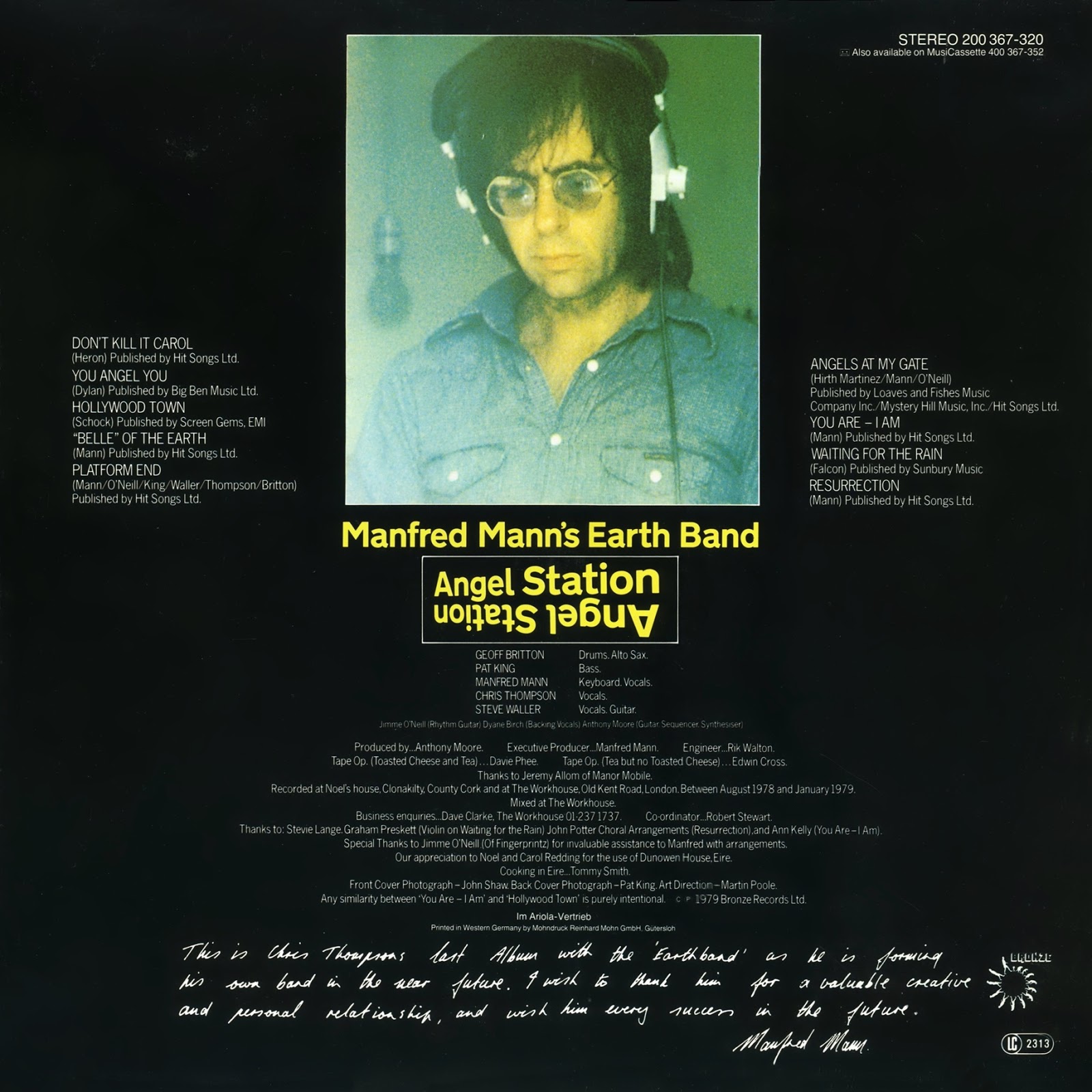 1979 Angel Station - Manfred Mann's Earth Band - Rockronología