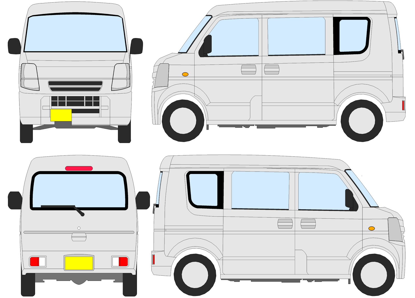 Sketchupでデジタルプラモ Carry