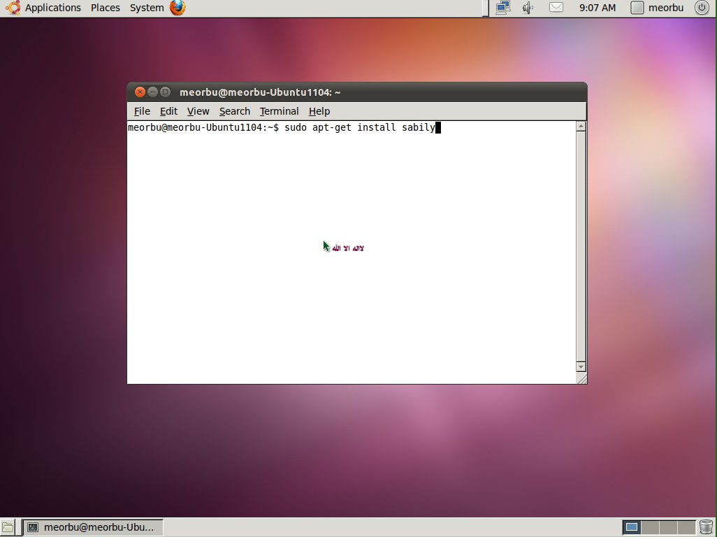 sabily blogsphere: Ubuntu 11.04 to Sabily 11.04 Badr