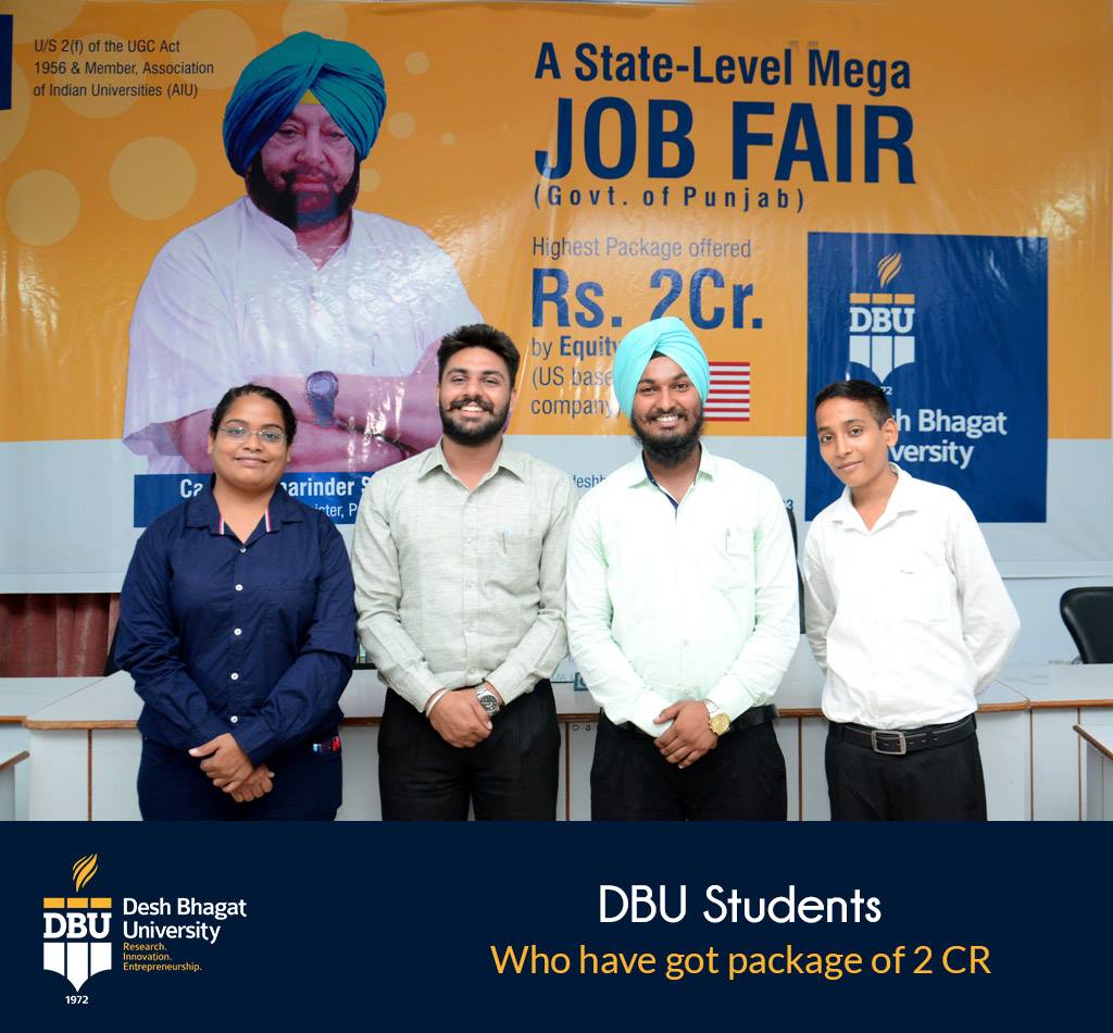 DBU Students Who Got Package of 2 Crore Introduced To Media During a ...