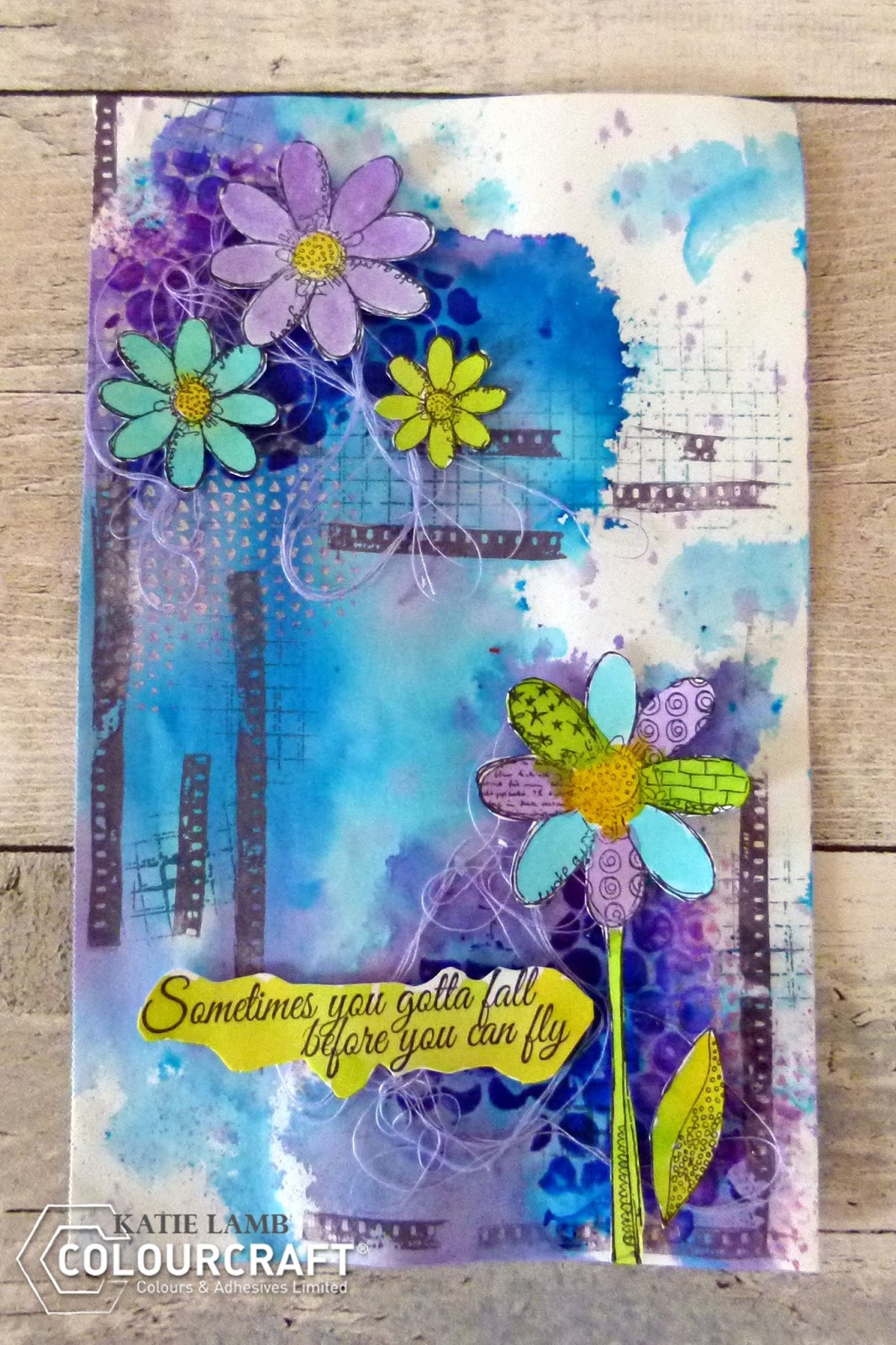 How To Create An Amazing Art Journal Page Using Brusho Powders | Life ...