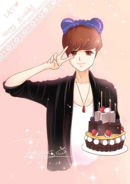 I AM Roses: [Picts] EXO Chibi - Lay (9P)