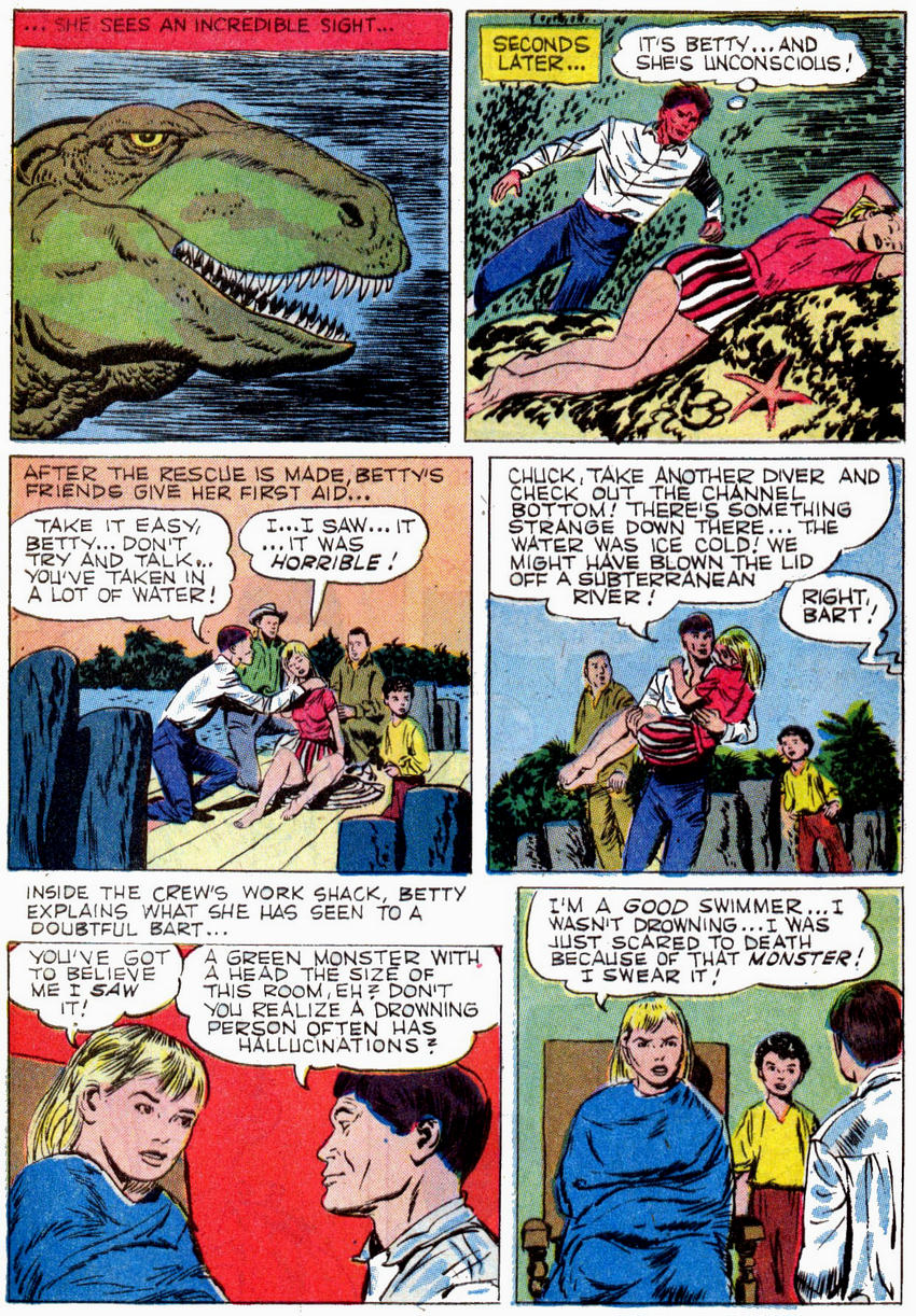 Pappy's Golden Age Comics Blogzine: Number 1160: Jesse Marsh's Dinosaurus!