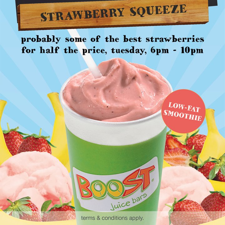 I Love Freebies Malaysia: Promotions > Boost Juice Bars Strawberry ...