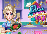 Frozen Elsa Real Cooking | juegos de besos - chicas amor jugar online