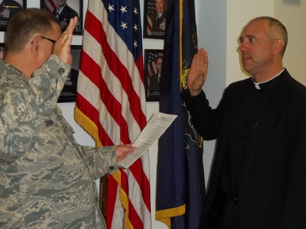 St. Andrew the Apostle Parish Blog: Father Bateman Sworn in as Captain ...