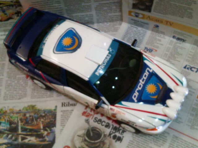 My Precious Collections: Proton Wira PERT Rally Car Replica in 1/16 ...