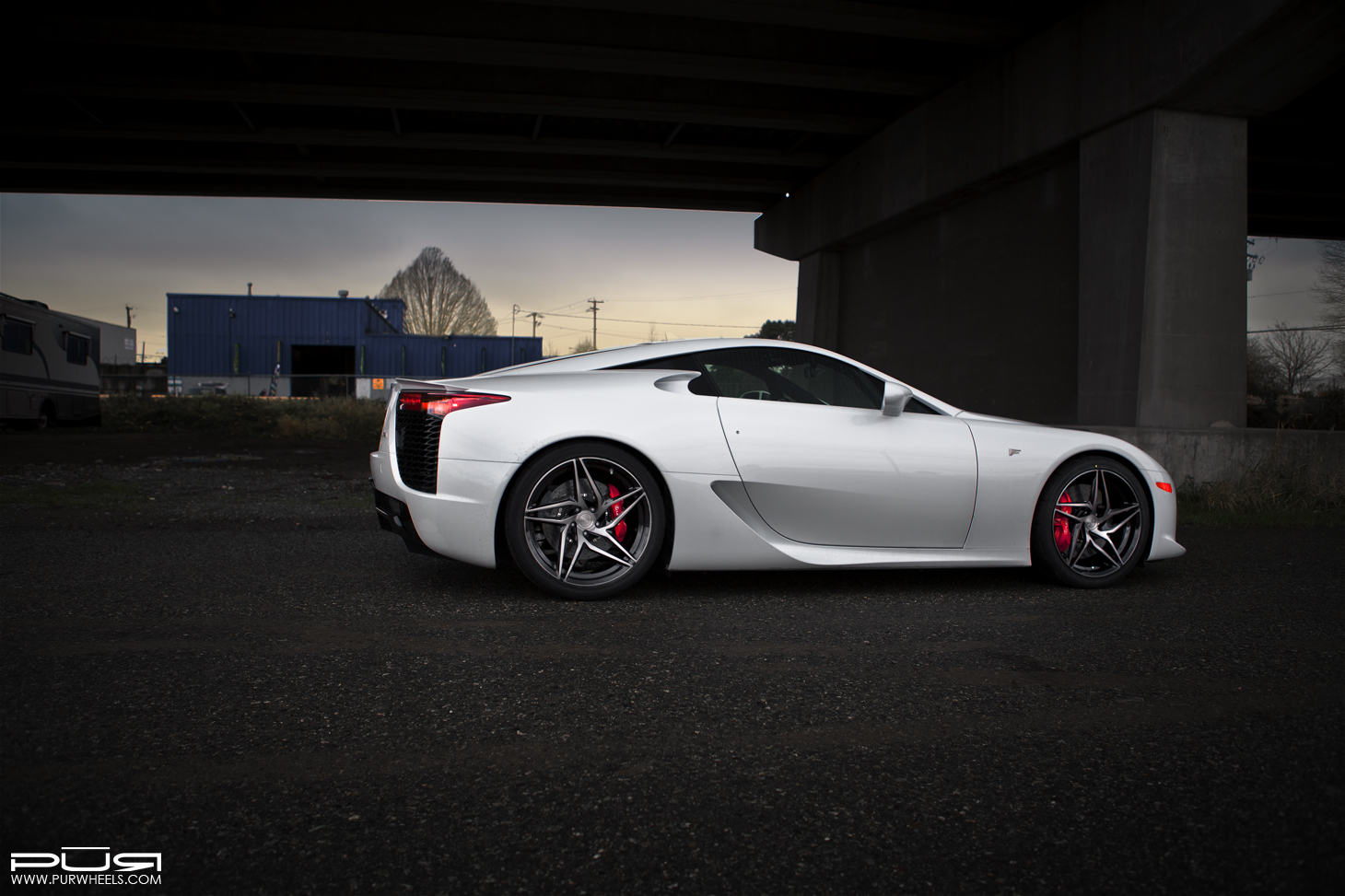 Lexus LFA Looks Odd With Custom PUR Wheels