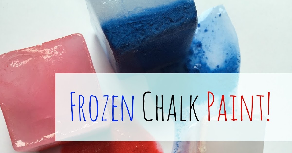 Mini Monets and Mommies: Science and Art: Red, White and Blue Frozen ...