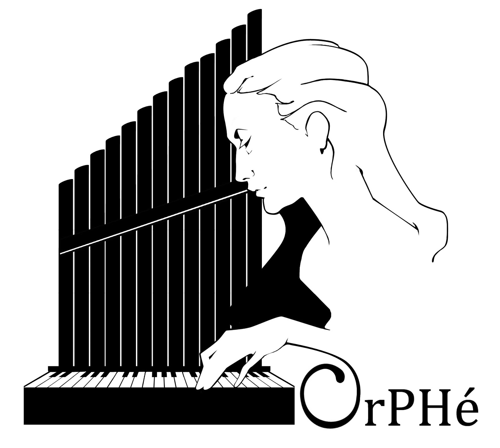 CDMS 34 orgues: Logo OrPhé (Organistes en Pays d'Hérault)