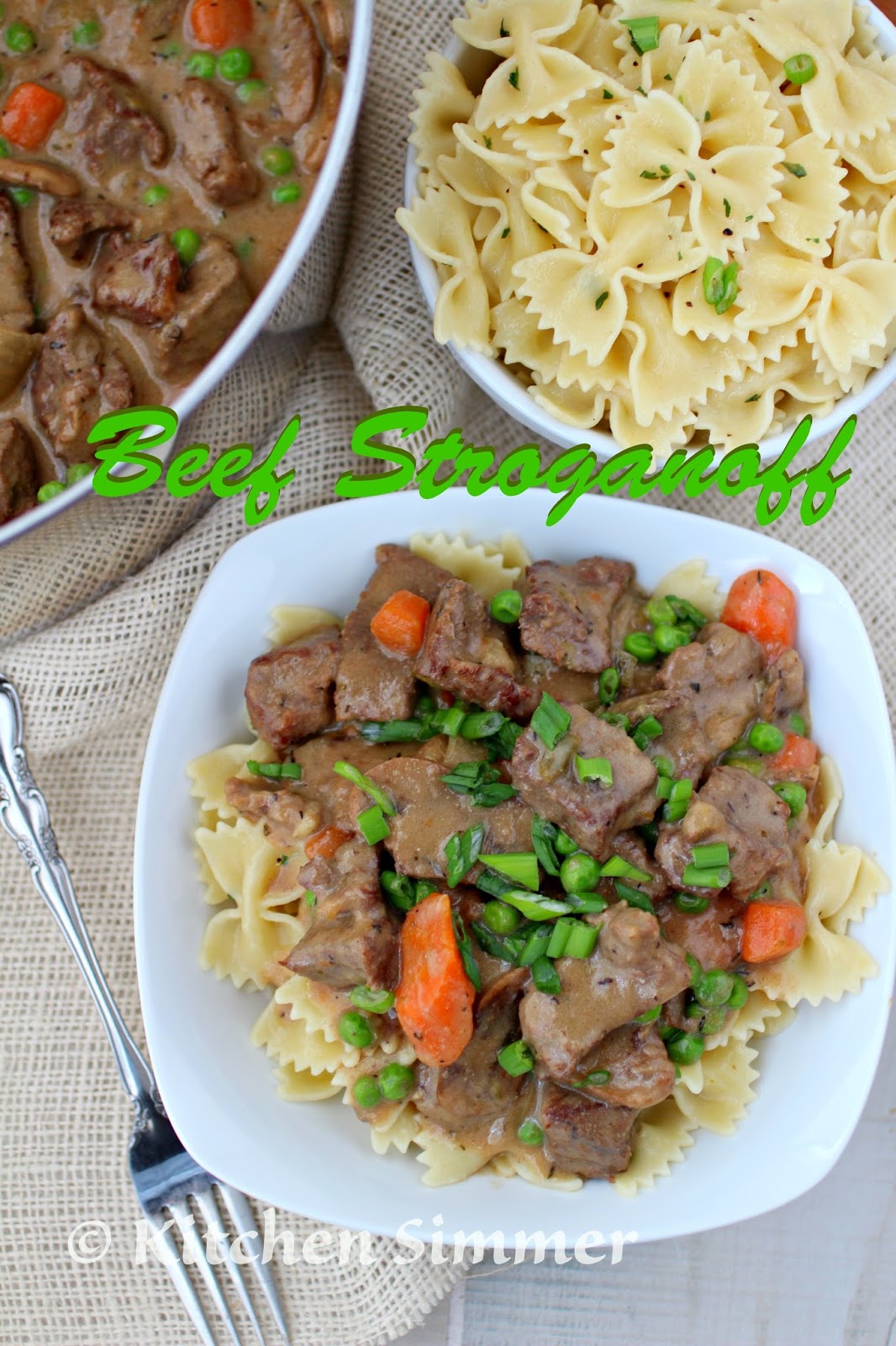 Kitchen Simmer: Spicy Beef Stroganoff