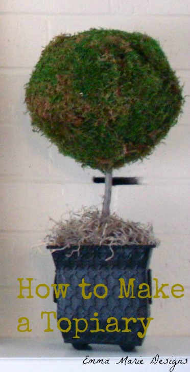 How To Make a Topiary - Emma Marie Designs