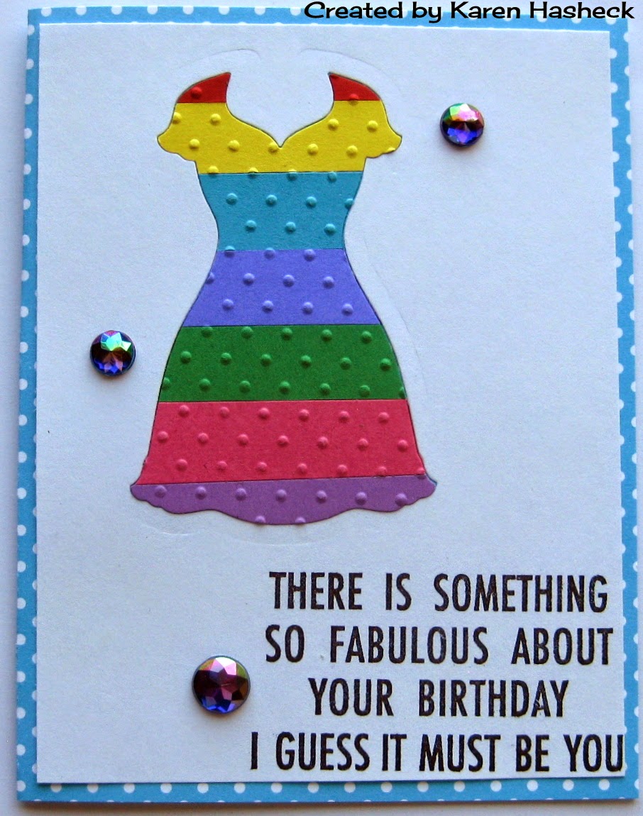 Karen's Kreative Kards: Happy Birthday for a Fabulous Friend