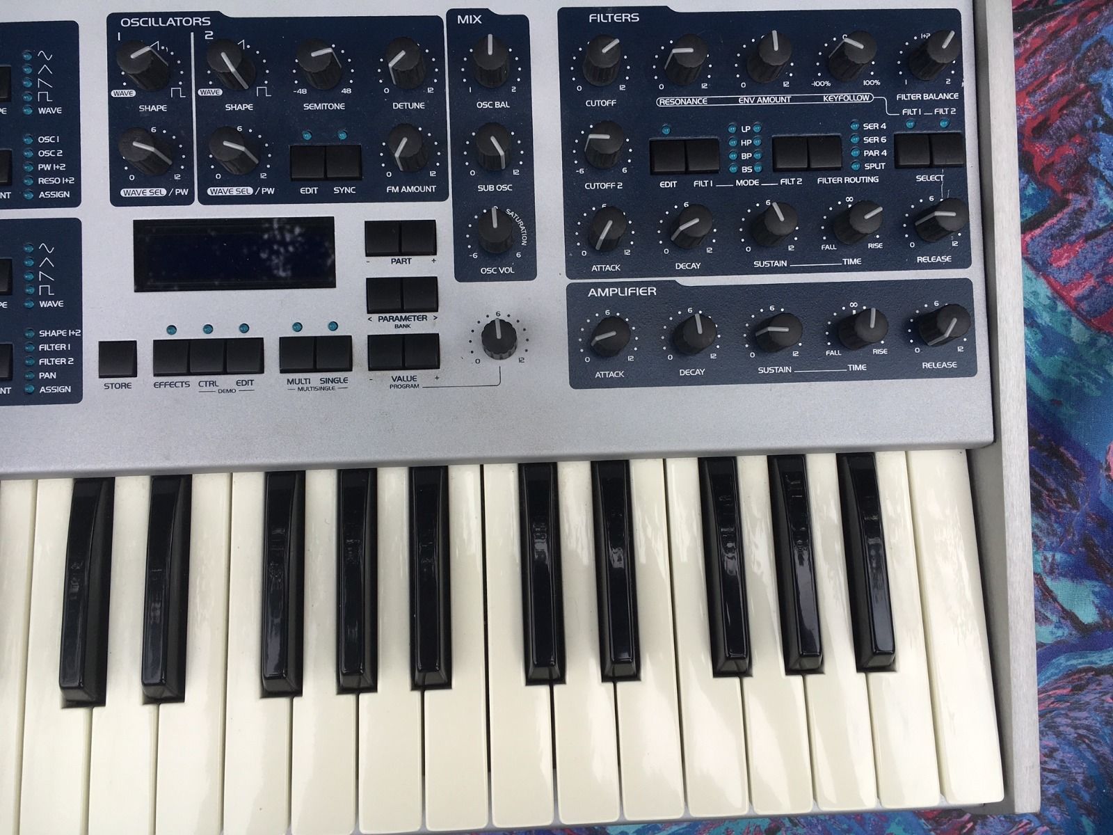 MATRIXSYNTH: ACCESS VIRUS INDIGO KEYBOARD SYNTHESIZER SN G10001142