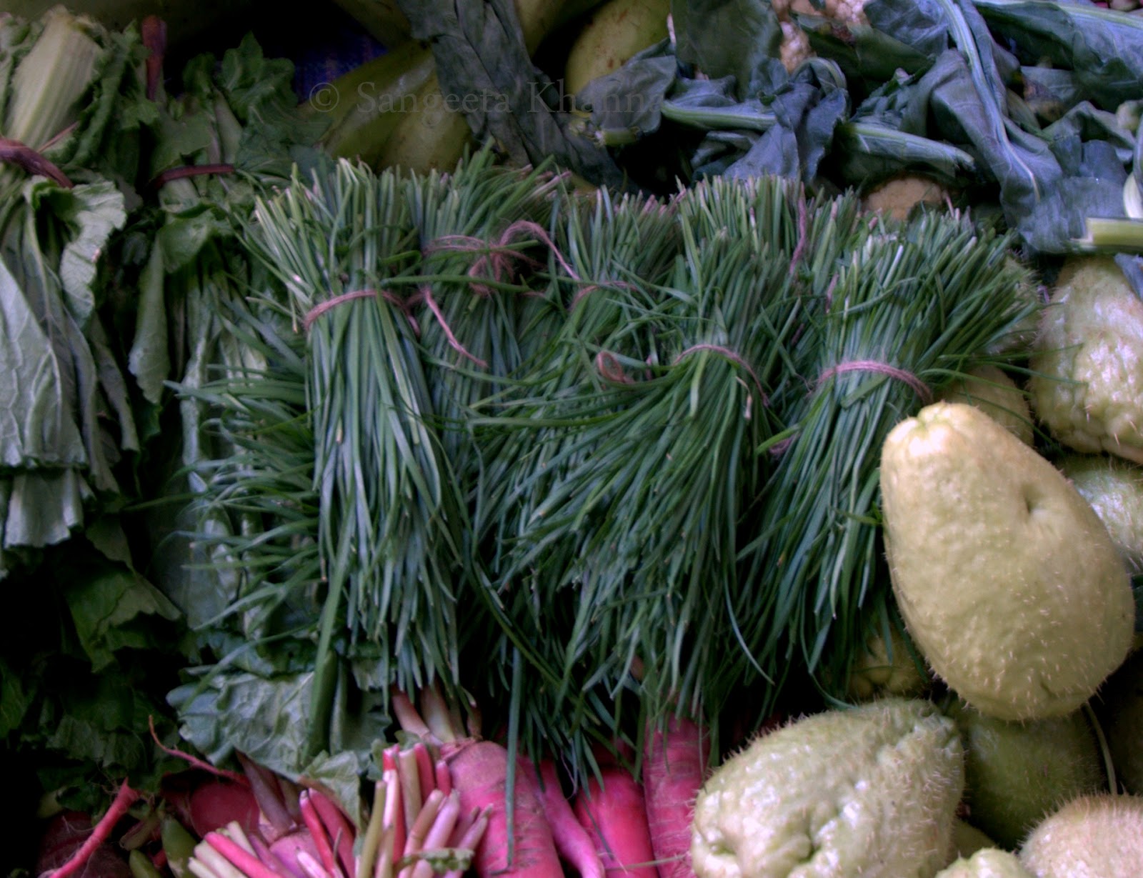 Some Common Wild Edible Vegetables Sold At Local Markets Of Download ...