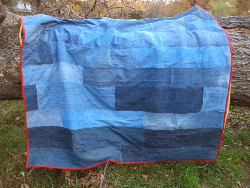 Kat & Cat Quilts: Finished Blue Jeans Quilts