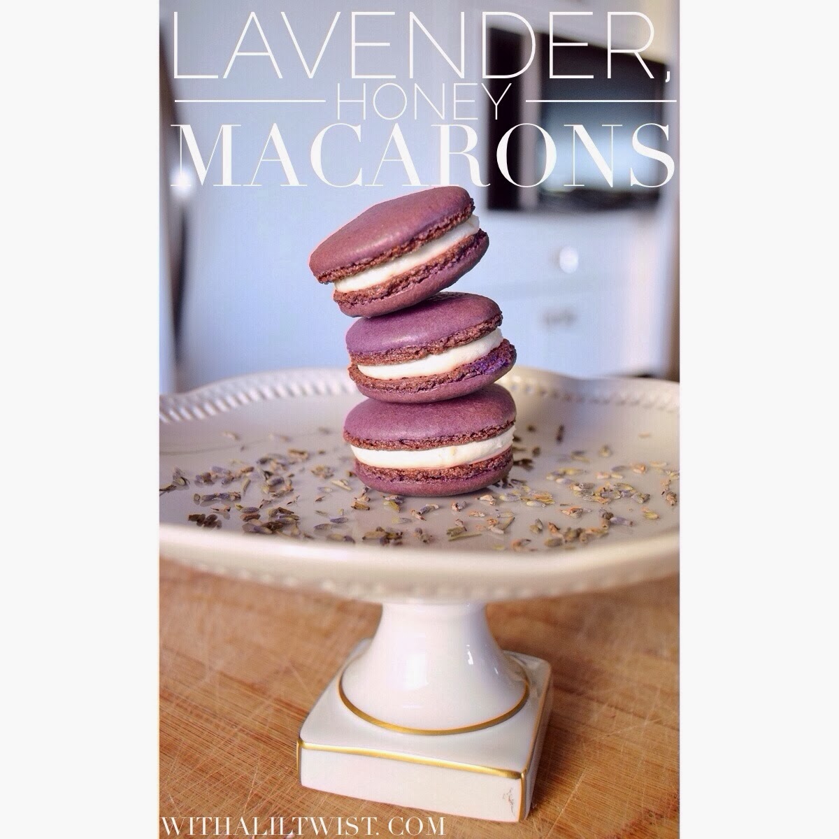...with a lil' twist: Lavender, Honey Macarons