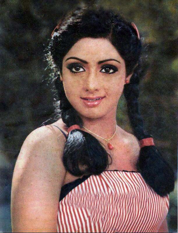 Sridevi: Sridevi and Jeetendra in Mawaali (1983)