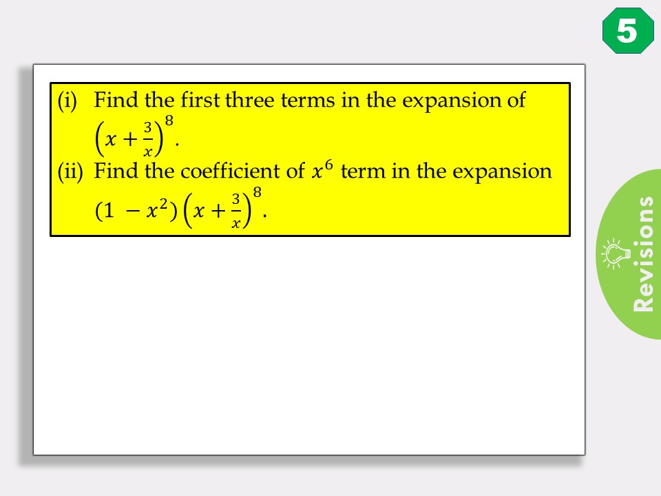 Revision Exercises for Series and Binomial Expansion - CIE Math Solutions