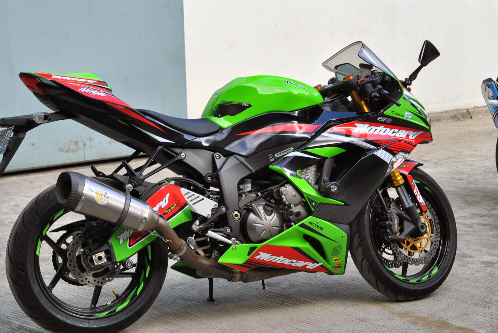 decal stickers Kawasaki ZX636'13+ SBK Livery