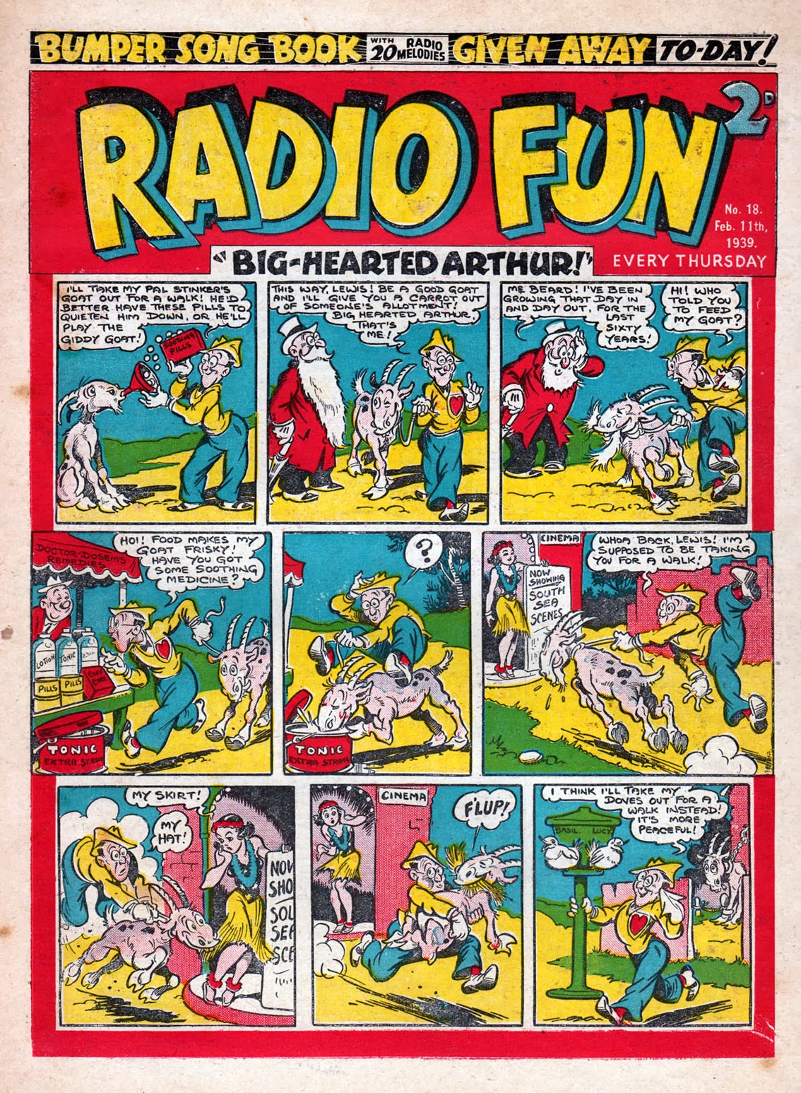BLIMEY! The Blog of British Comics: Radio Fun's first revamp