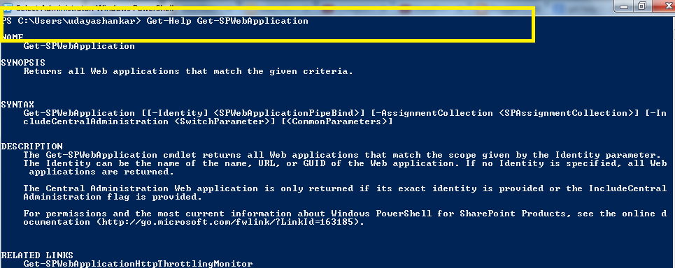 Sharepoint Configurations: PowerShell Basics