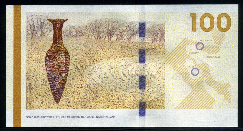 Banknotes of Denmark 100 Danish Krone, 2009 Bridge series.|World ...