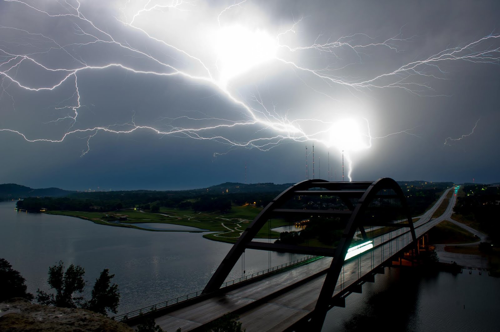One For The Road: Amazing Austin, TX Lightning Photo