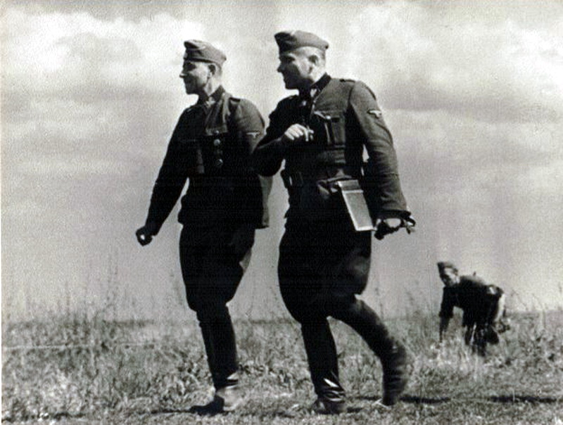 NAZI JERMAN: Foto Paul Hausser, Komandan Das Reich