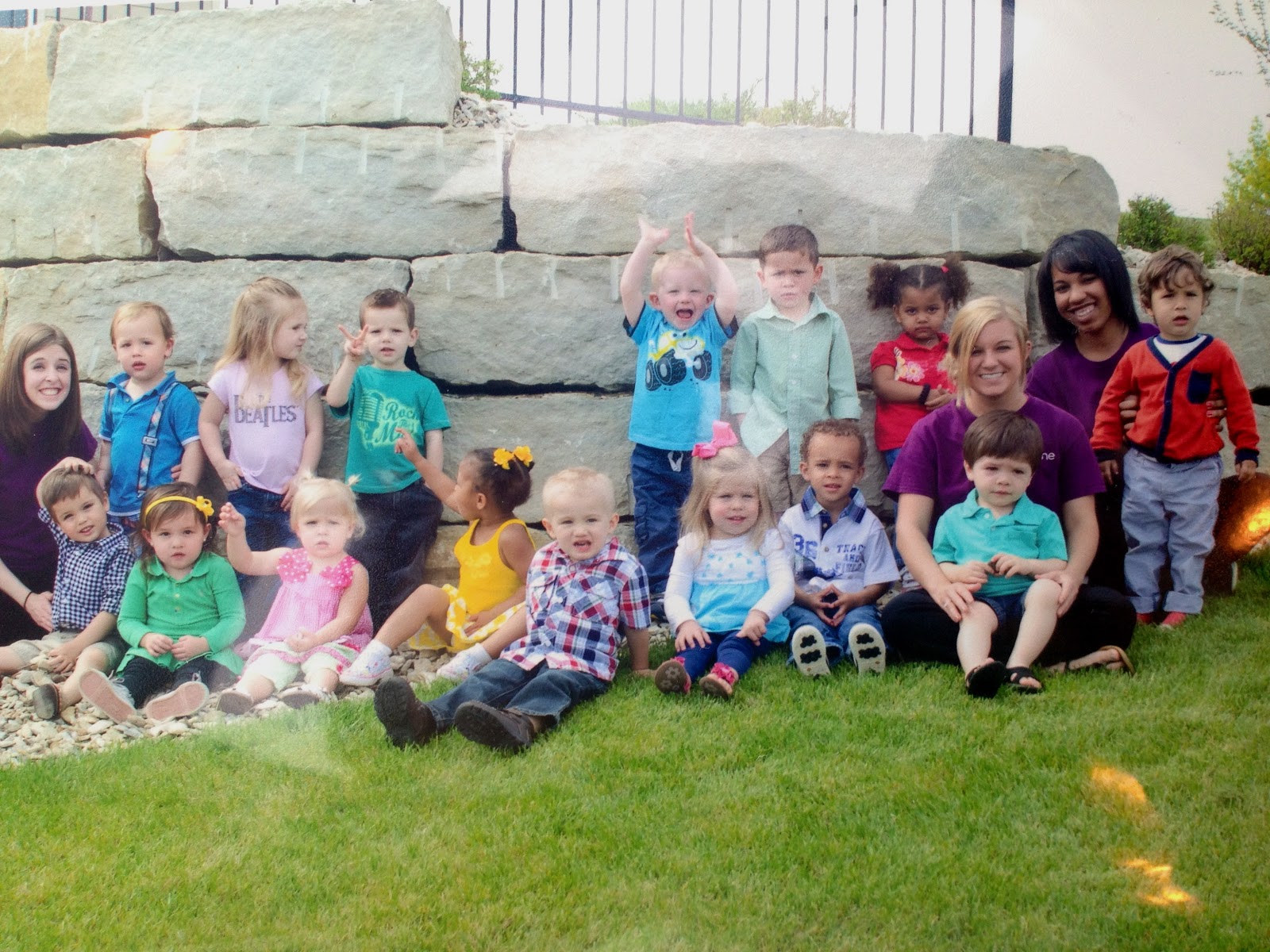 Six Pack of Says: Creche class picture