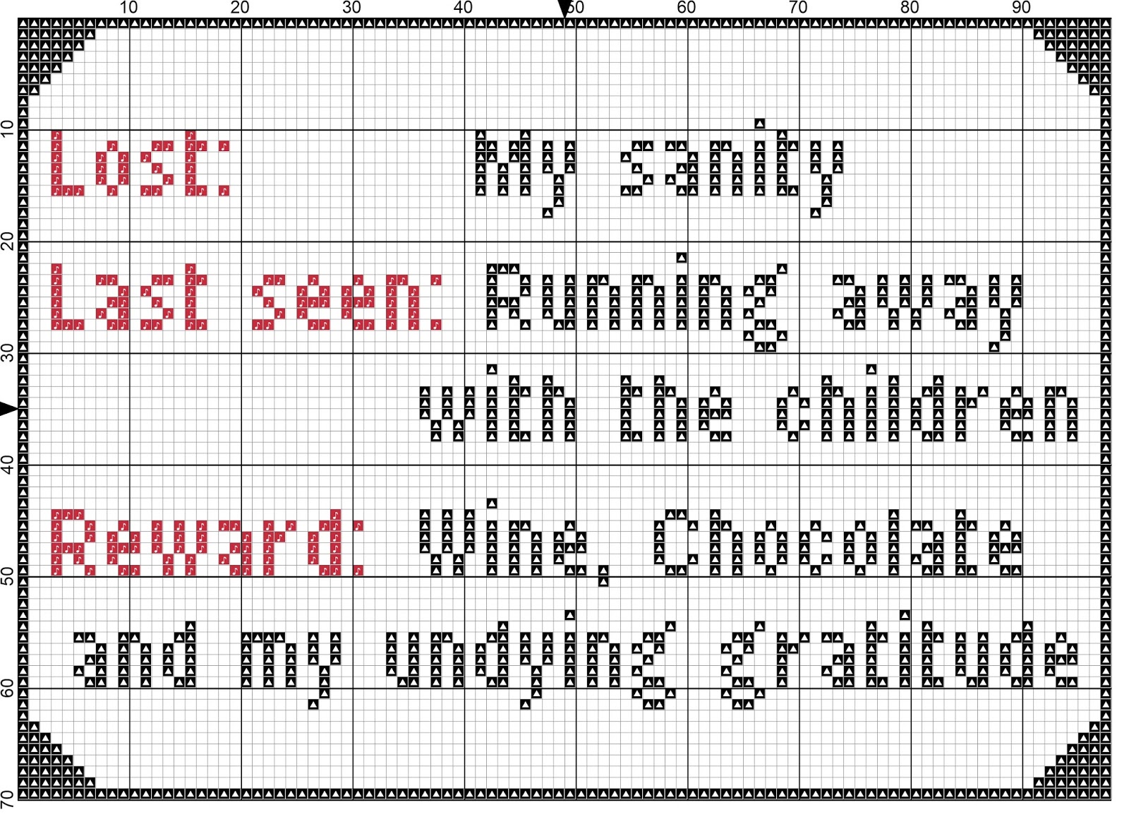 In Stitches by OKBD: Cross Stitch Pattern Friday Freebie