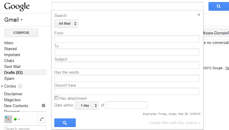 Google Added New Mail Search Options In Gmail | The Warriors of Stan