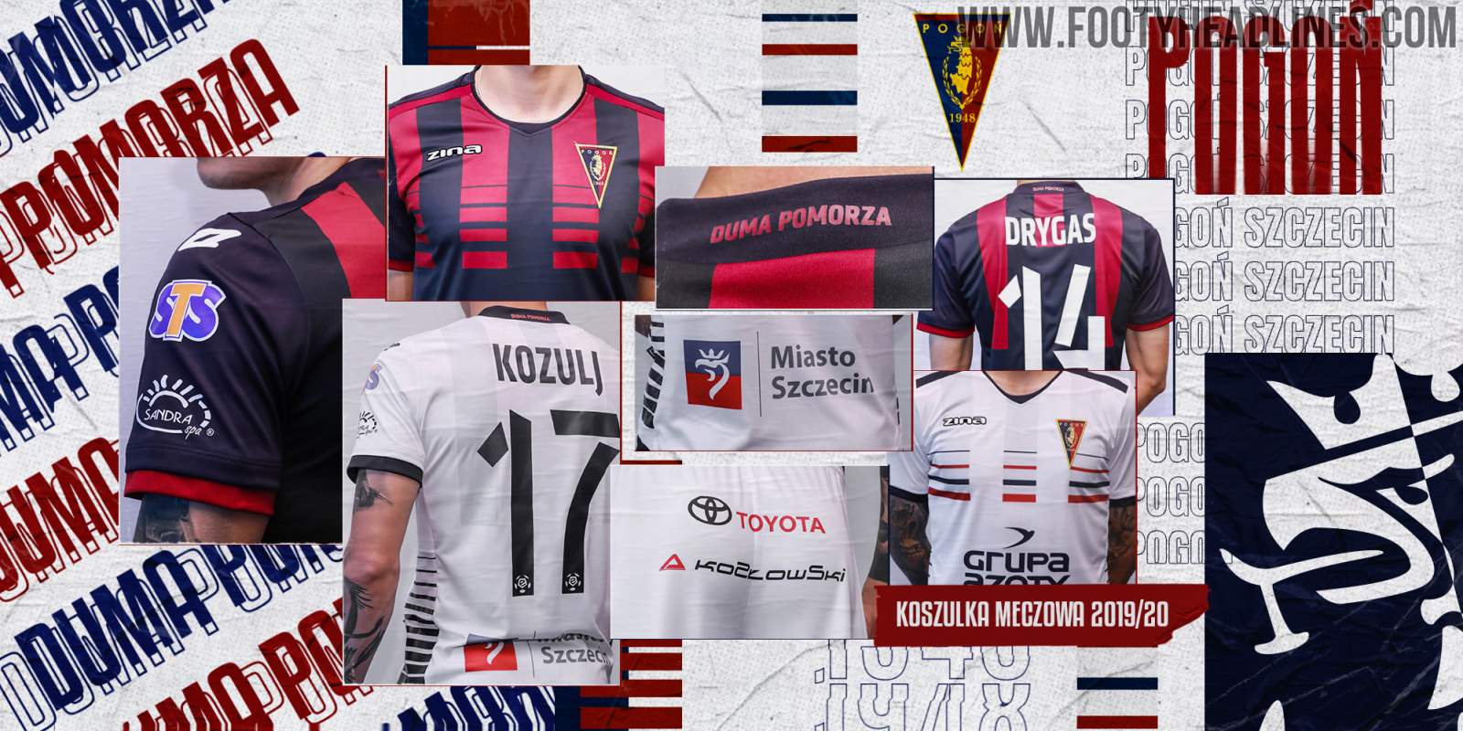 Pogon Szczecin 19-20 Home & Away Kits Revealed - Footy Headlines