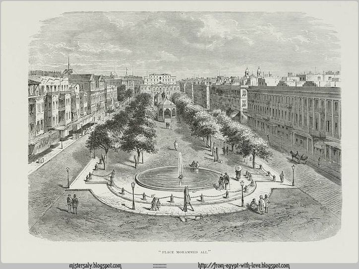 From Egypt With Love: Mansheya Square Alexandria from 1857