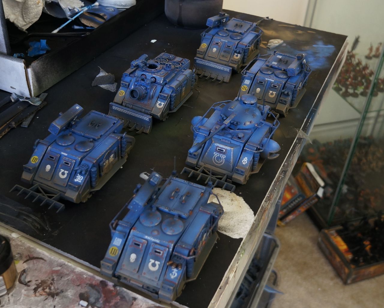 40k Hobby Blog: Original Rhino, Predator, And Vindicator Refurb Pt 3