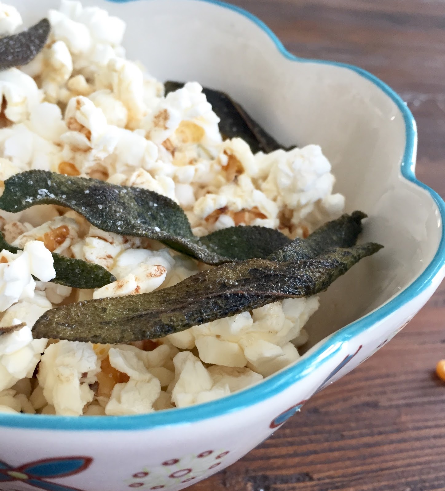 brown butter & crispy sage popcorn