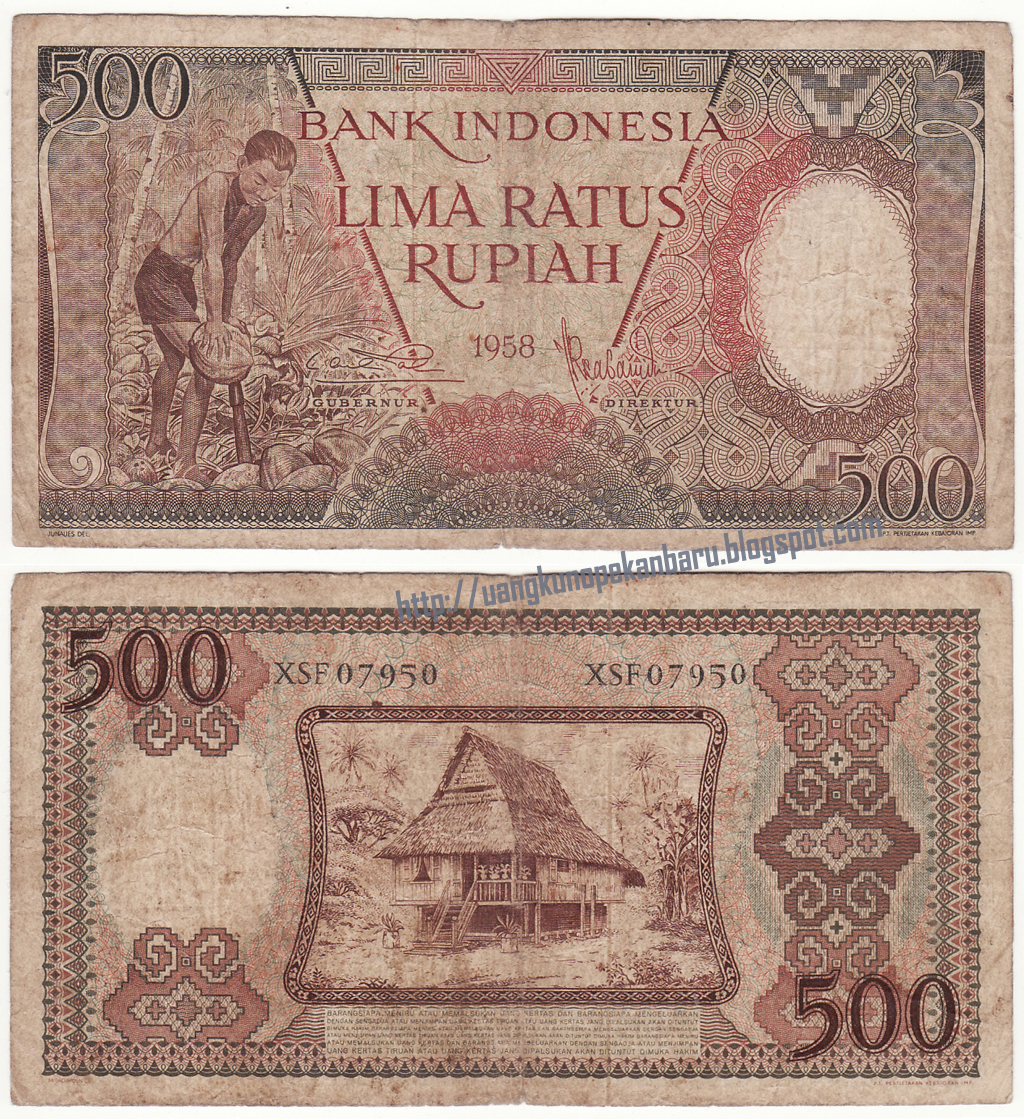 Uang Kuno Koleksi dan Mahar Pernikahan: Pecahan 500 Rupiah
