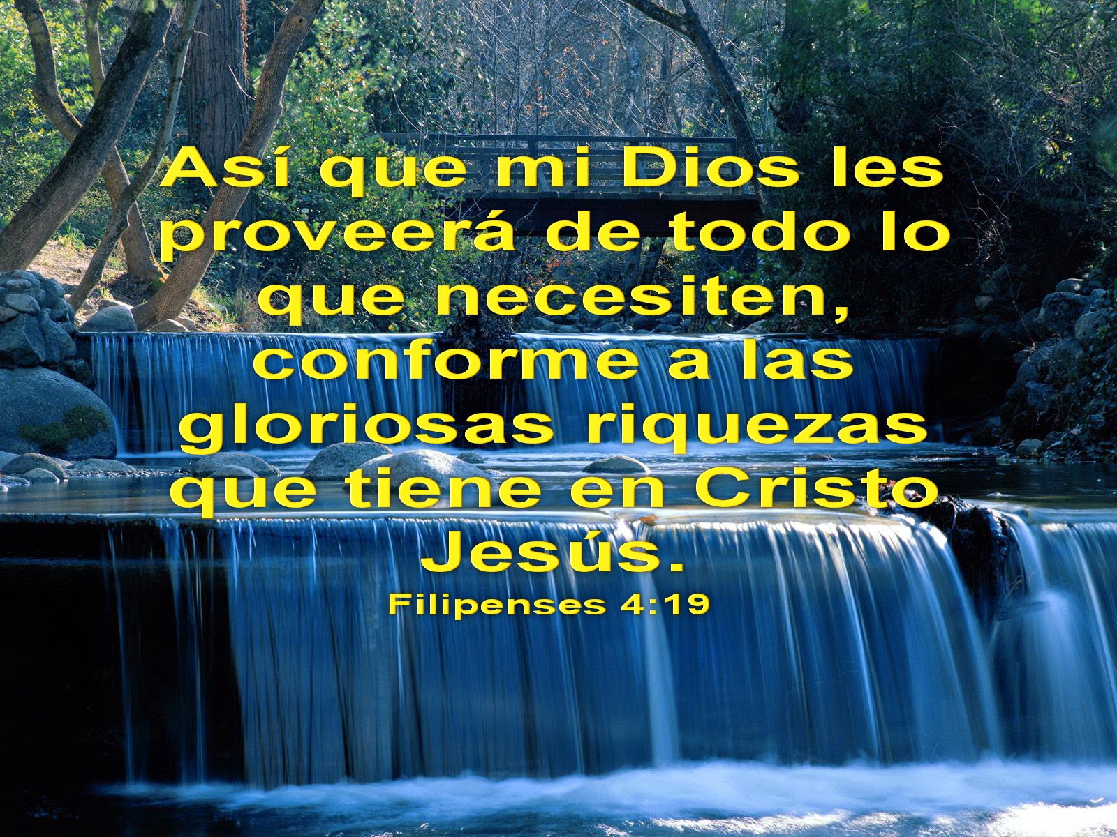 Biblia, paisajes y maravillas: Filipenses 4:19