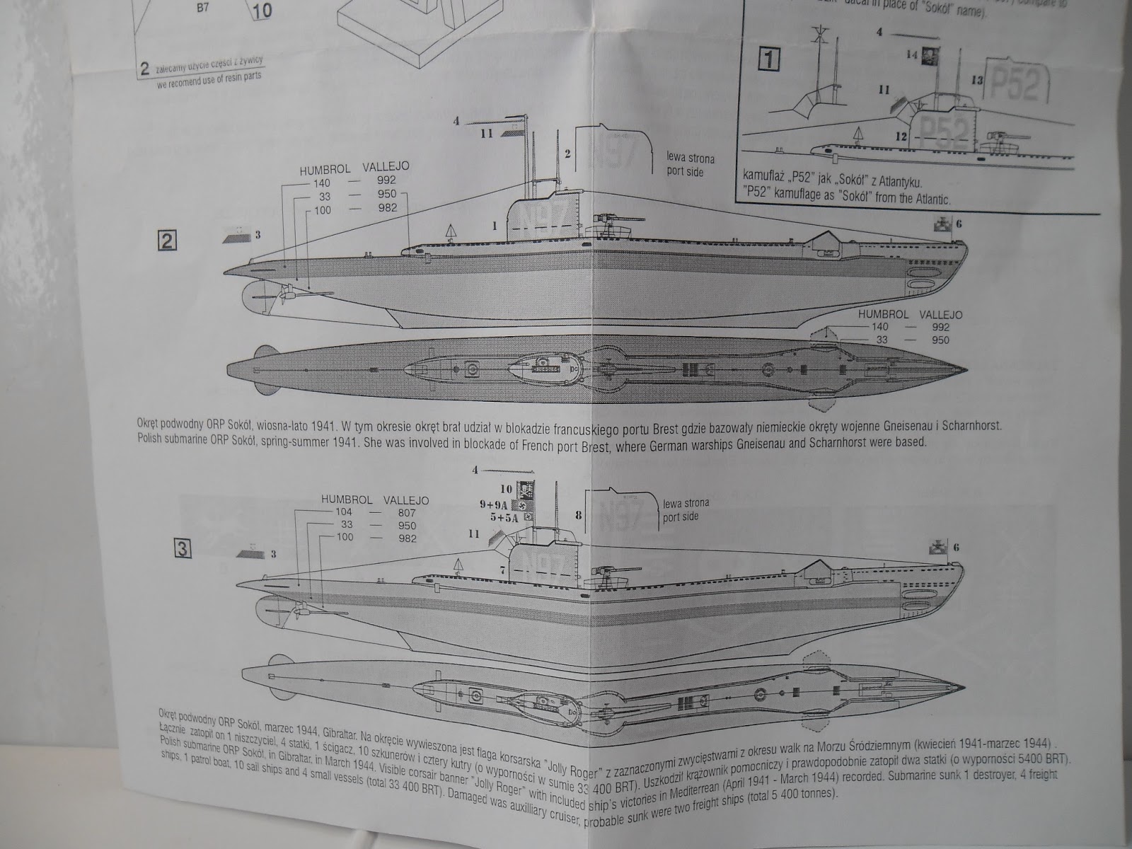 Modelarstwo okrętowe: InBox - ORP Dzik 1:400 od Mirage Hobby