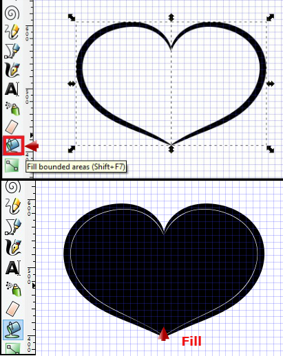 Inkscape Tutorial for a Glossy Heart - Methodoart