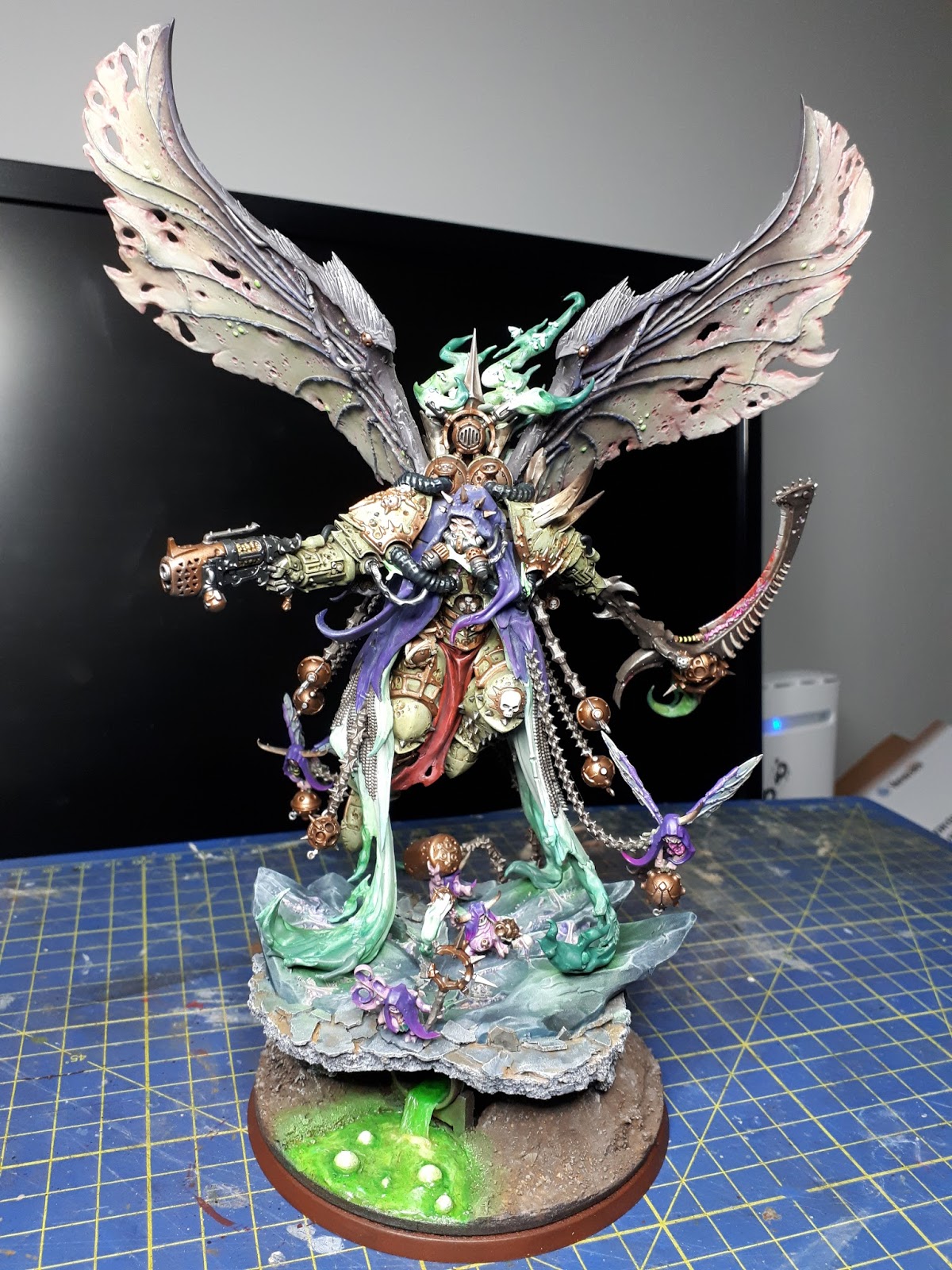 WarGameHobby: Mortarion Daemon Primarch of Nurgle - commission
