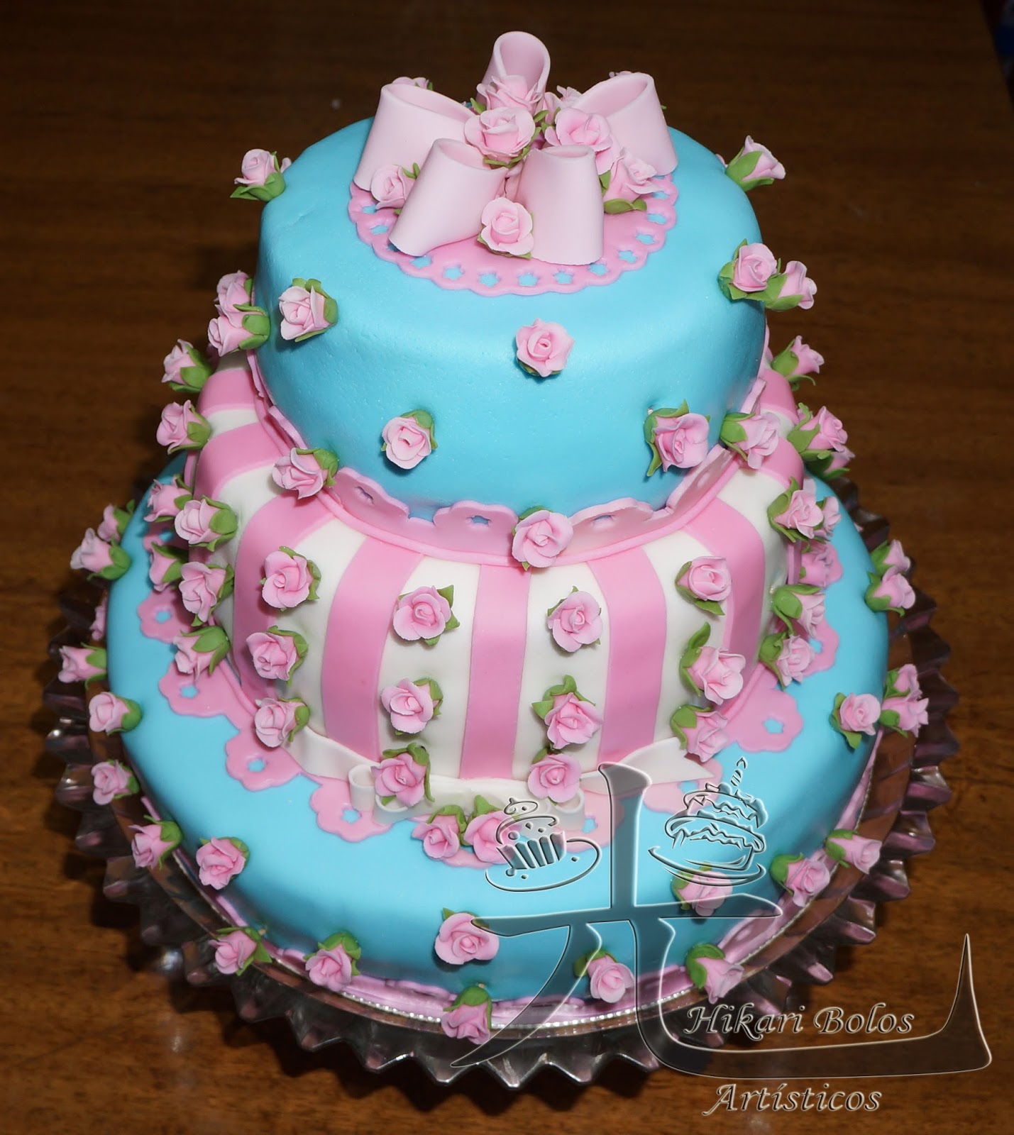 Bolo Shabby Chic - Hikari Bolos Artísticos