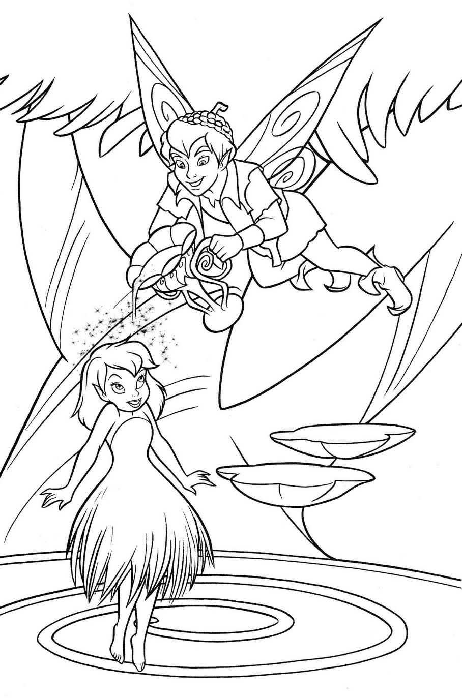 Desenhos Para Pintar: Desenhos Sininho para Colorir Sininho Pintar