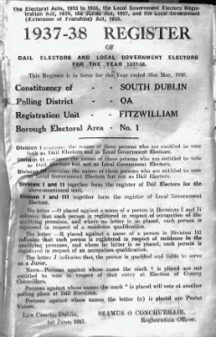 IrishGenealogyNews: Dublin Electoral Lists 1938–1964 now online