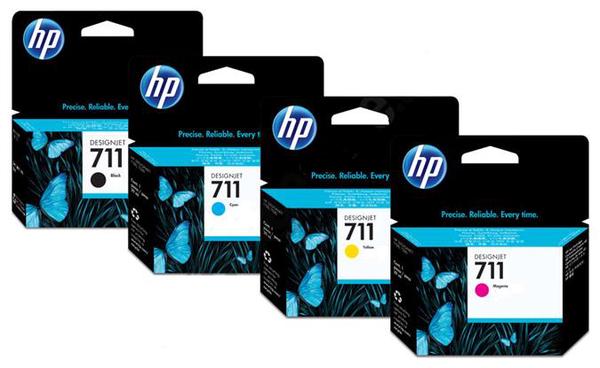 Tinta Printer HP 711 Color (Cmy) Original Untuk Printer Hp Designjet ...